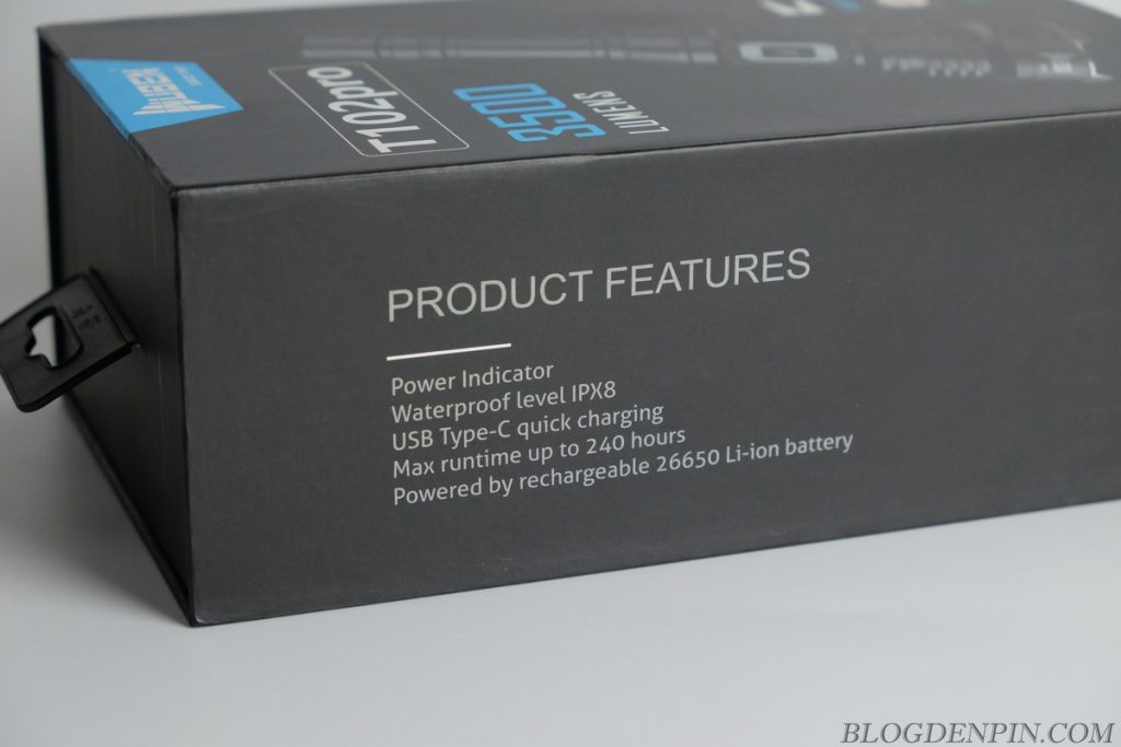 Review đèn pin Wuben T102 Pro - 3500 Lumens, chiếu xa 500 mét