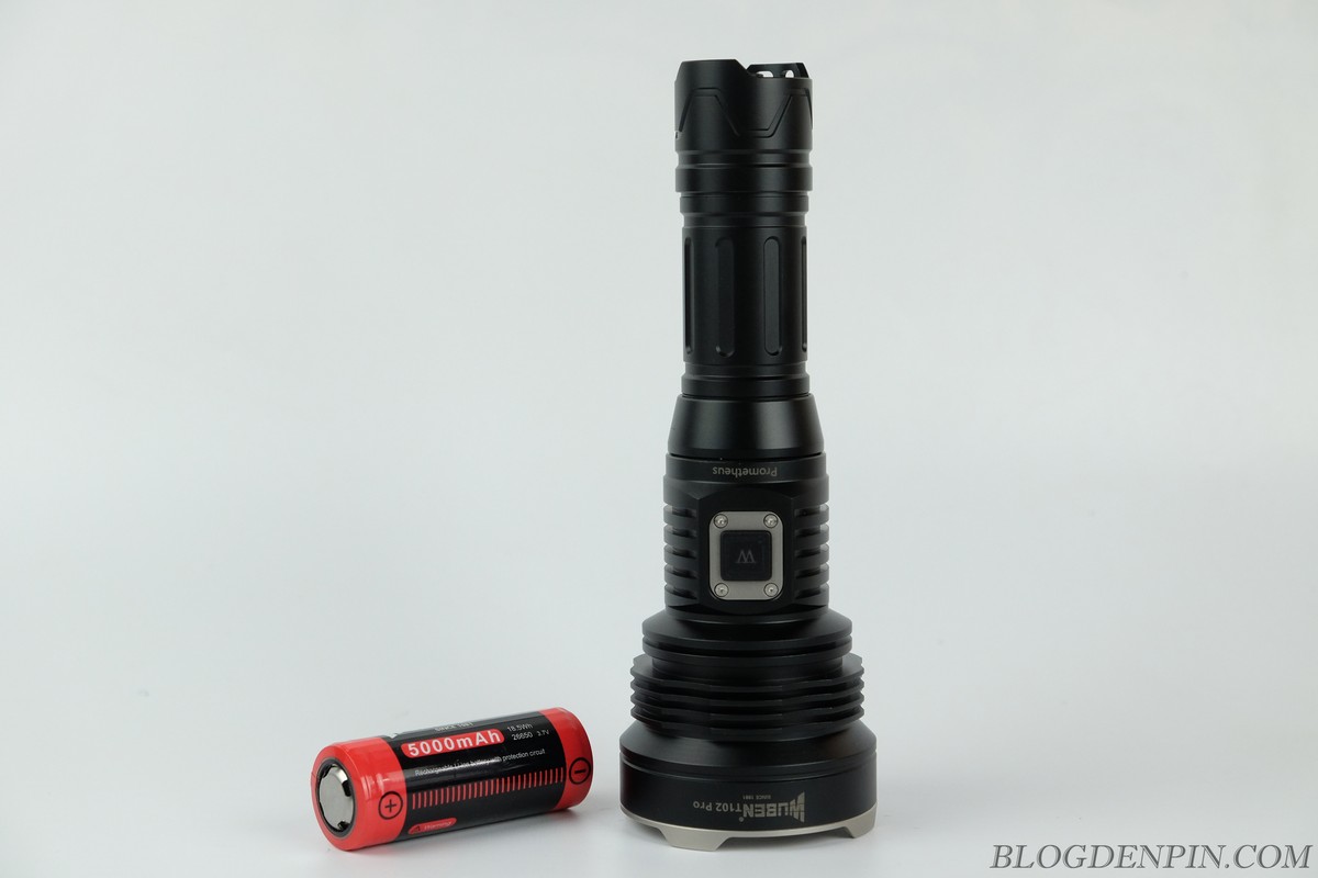 Review đèn pin Wuben T102 Pro - 3500 Lumens, chiếu xa 500 mét
